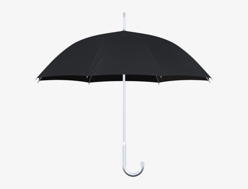 Aluminum Frame Black Umbrella Side View - Umbrella - 600x553 PNG ...
