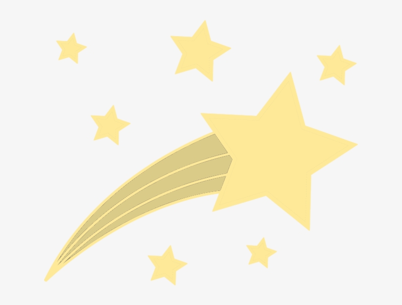 Gold Shooting Star Clipart