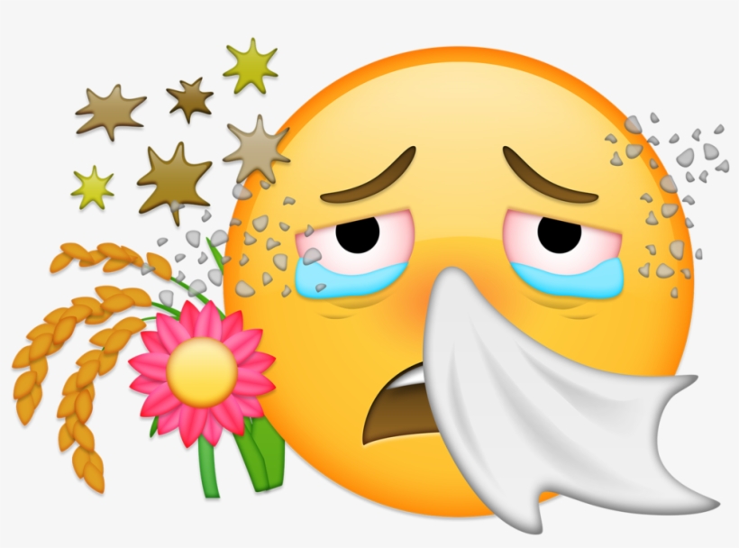 Reactine Allergy Emoji - Allergy Emoji - 1000x1000 PNG Download - PNGkit