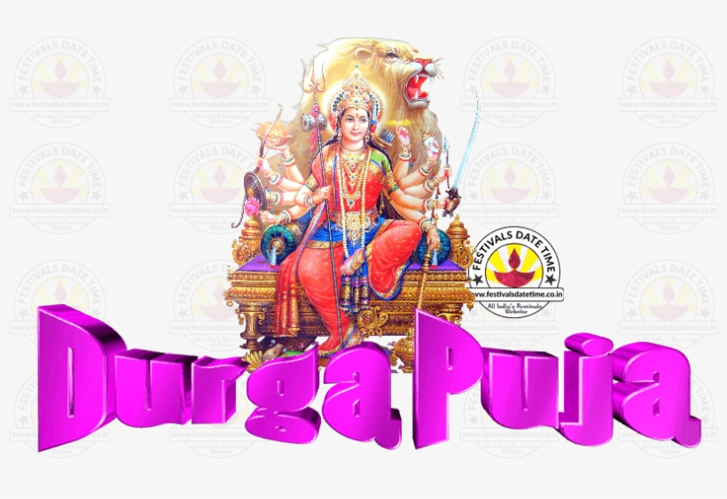 Happy Durga Puja Transparent Png Wallpaper Free Download - Durga Png ...