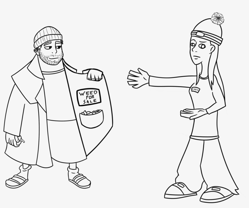 Aaaaand Just The Line Art So You Can Color It In Yourself - Cartoon ...