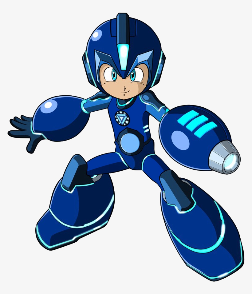 Megaman's New, Permanent Trademark Look Photo Glowing - Mega Man New ...