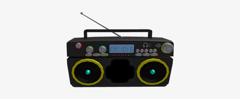 Download Transparent Neon 80s Boombox - Roblox Radio Gamepass - PNGkit
