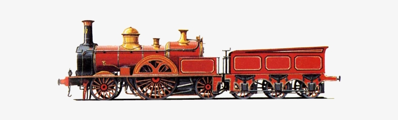 Victorian Steam Locomotive Transparent Image - Train With Transparent ...