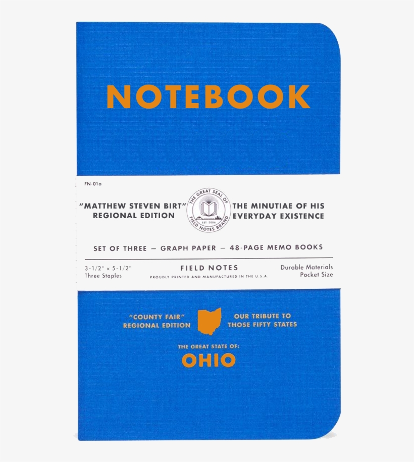 Download Transparent Notebook Sidebar Image 3 - Field Notes Notebooks ...