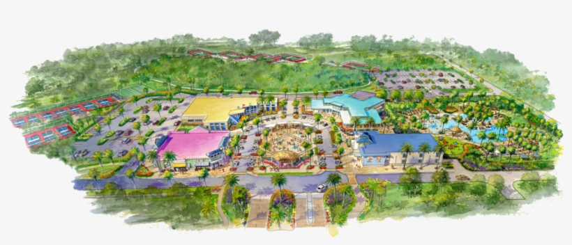 Town Center Amenity Plan - 1000x387 PNG Download - PNGkit