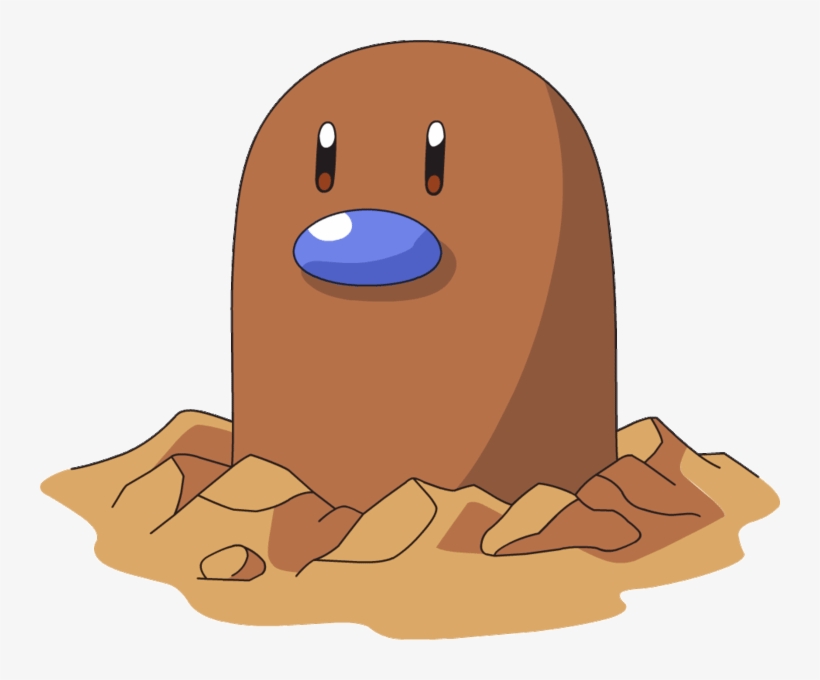 Diglett - Pokemon Diglett - 740x600 PNG Download - PNGkit