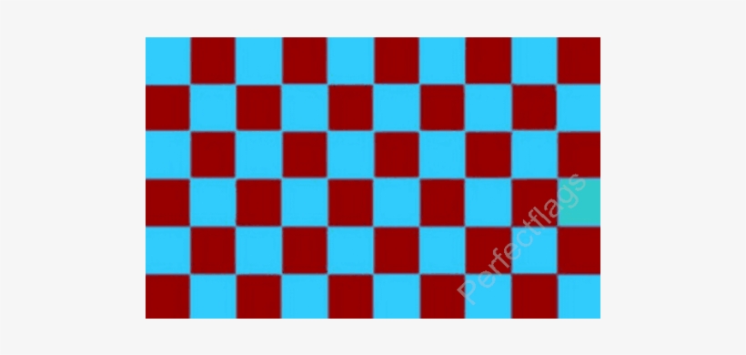 Chequered Maroon Sky Blue Flag - Maroon And Blue - 500x500 PNG Download ...