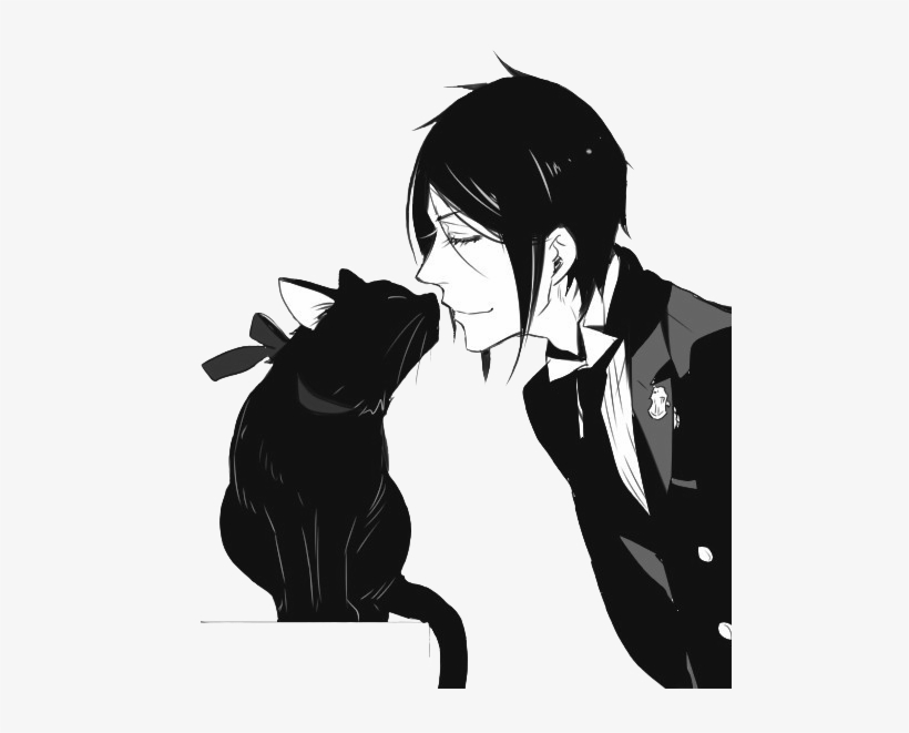 Download Transparent Black Butler Sebastian Transparent - PNGkit