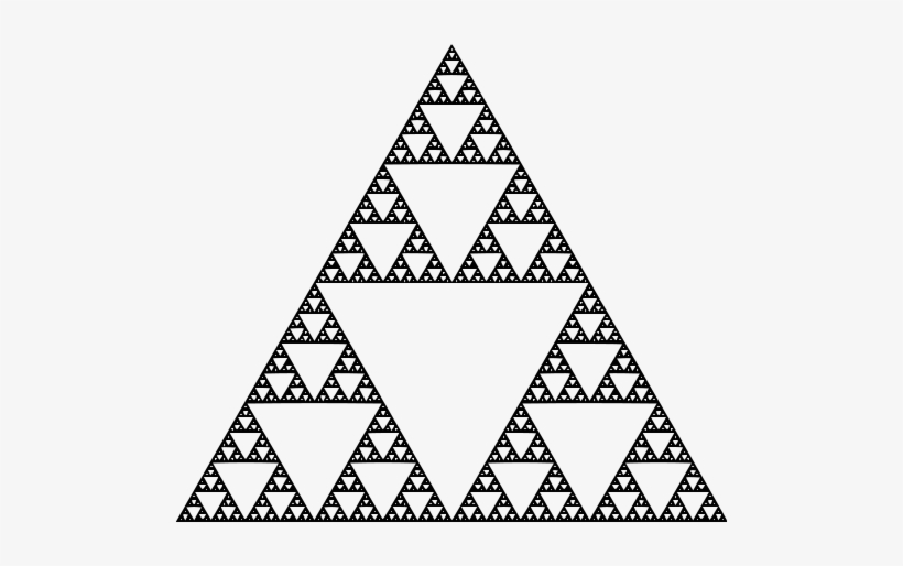 Sierpinski Gasket - Sierpinski Triangle - 500x434 PNG Download - PNGkit