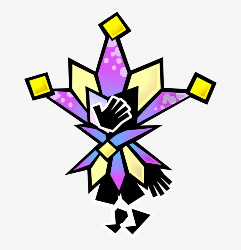 Png - Super Paper Mario Dimentio Png - 655x773 PNG Download - PNGkit