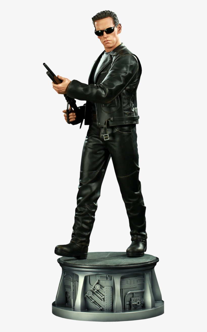 Terminator 2 T-800 Polystone Statue By Sideshow Collectibles ...