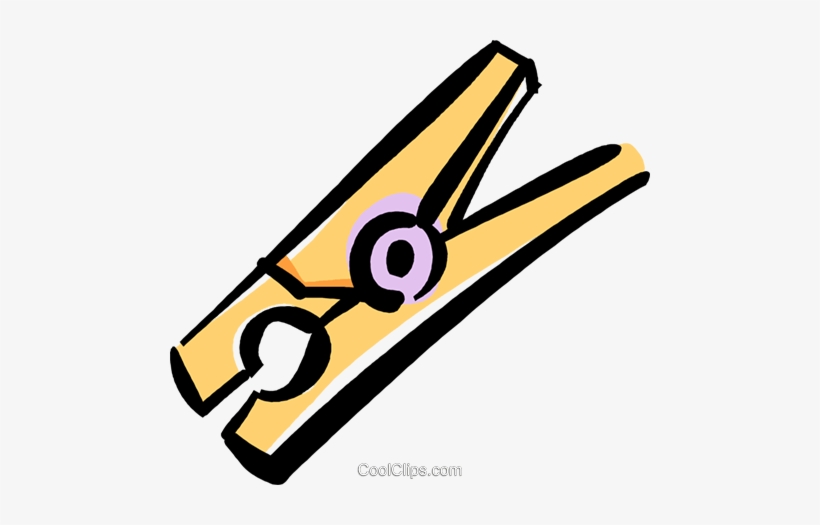 Clothes Pin Royalty Free Vector Clip Art Illustration - Exercise And ...