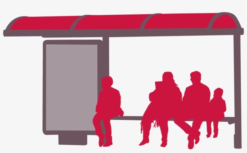 Bus Stop 2 Red - Bus Stop Red Png - 961x551 PNG Download - PNGkit