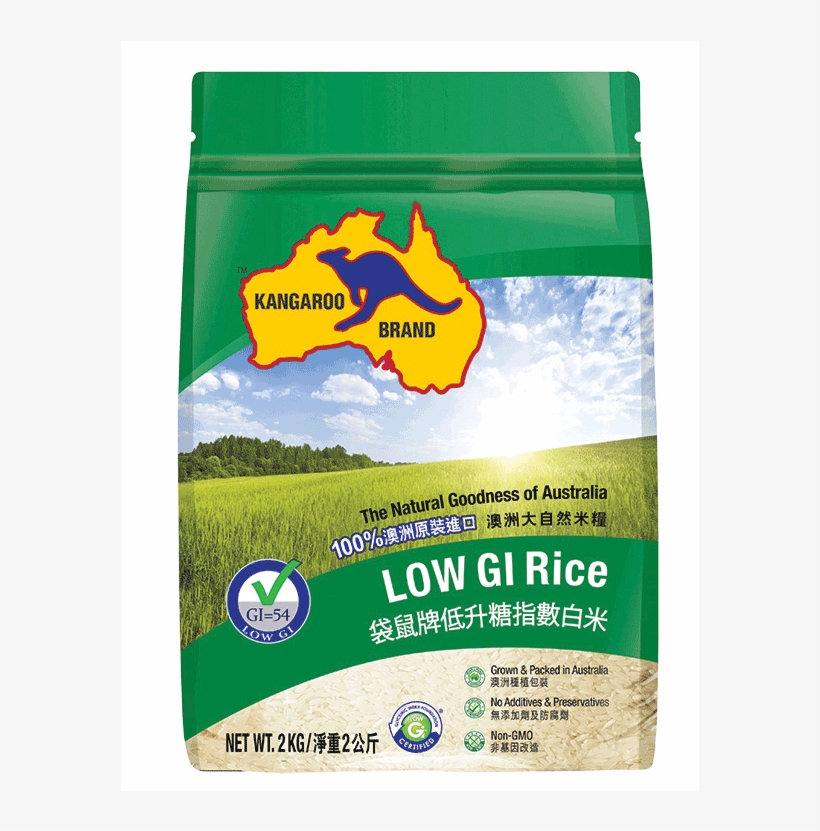 Kangaroo Brand™ Low Gi White Rice - Kangaroo Brand Low Gi Rice ...