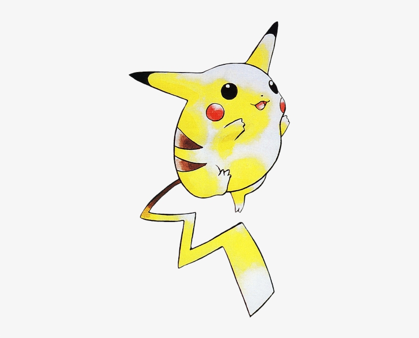 386px-pikachu Alt - Pokemon Book - 386x599 PNG Download - PNGkit