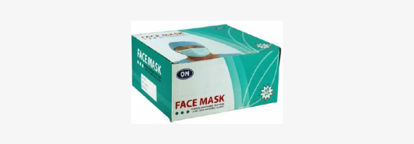 Om Face Mask 3ply - Disposable Mask Packaging - 300x400 PNG Download ...