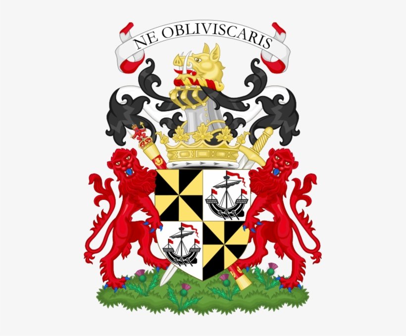 Coat Of Arms Of The Duke Of Argyll - Duke Of Argyll Crest - 481x599 PNG ...