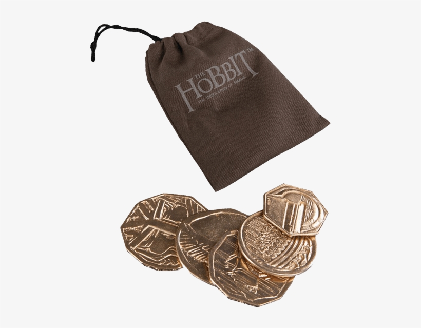 Hobbit The Desolation Of Smaug 5 Coin Smaug Pouch - 600x600 PNG ...
