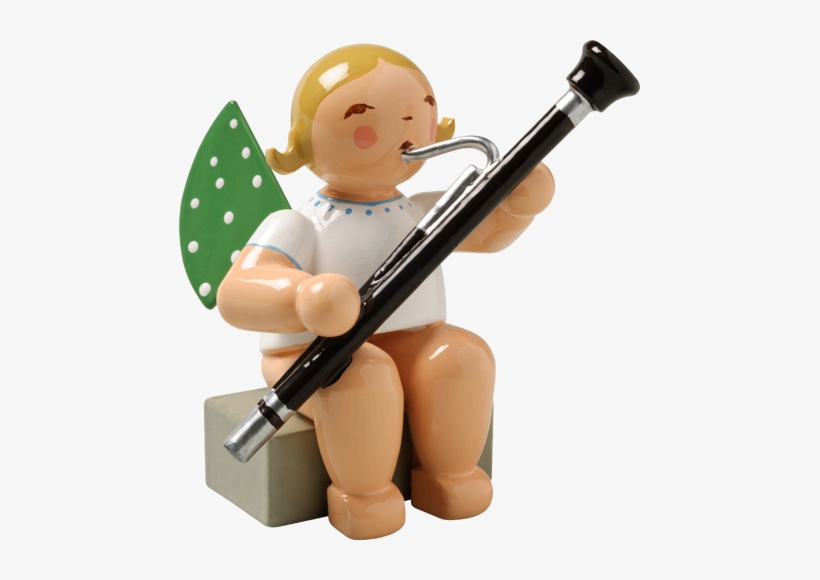 Angel Orchestra Musician Seated With Bassoon - Wendt Und Kühn Engel Mit ...