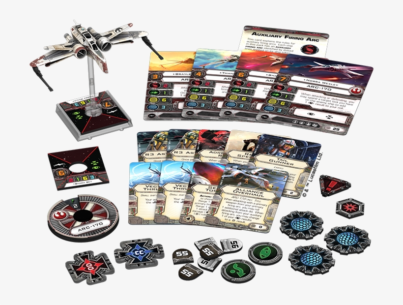 Swx53 Layout - X Wing Arc 170 - 700x540 PNG Download - PNGkit