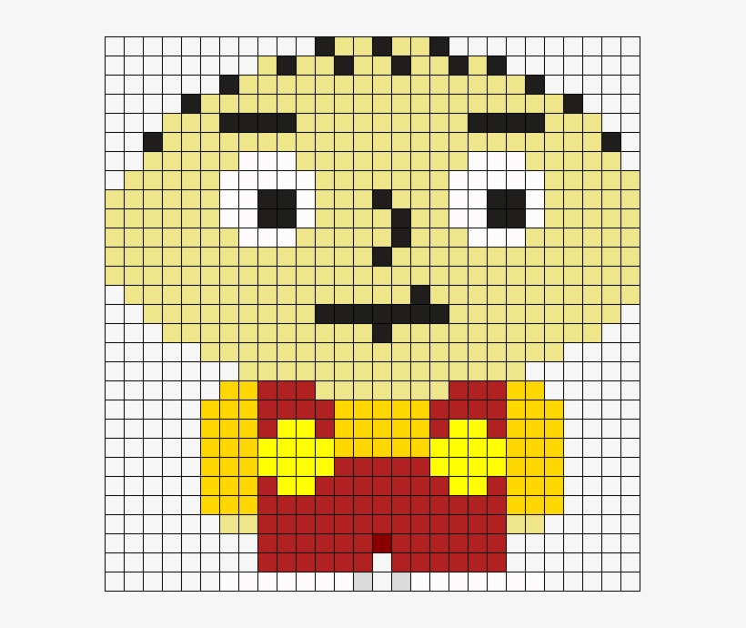 Stewie Perler Bead Pattern / Bead Sprite - Crucigramas Para Niños ...