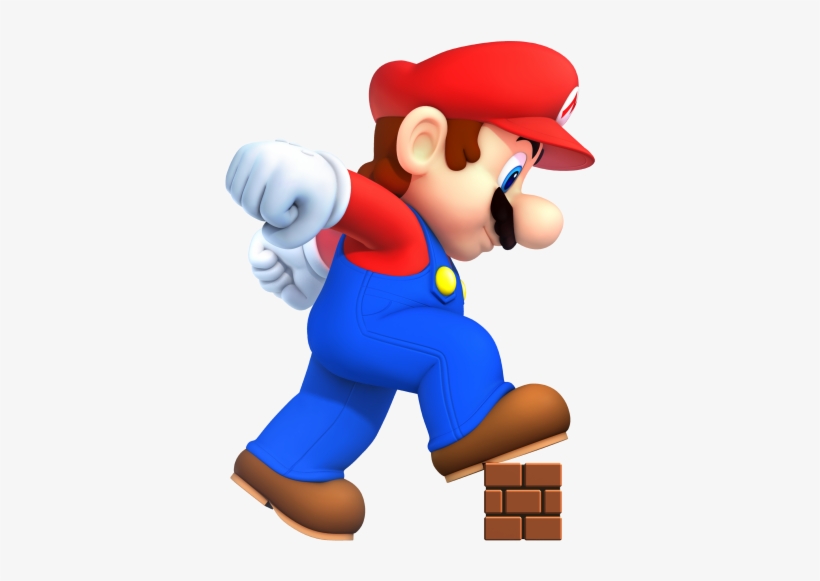 Download Transparent Super Mario Running Png Image - Super Mario Bros ...