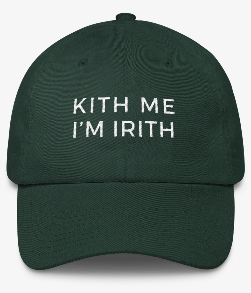Image Of Kith Me I'm Irith - Navy Dad Cap - 1000x1000 PNG Download - PNGkit