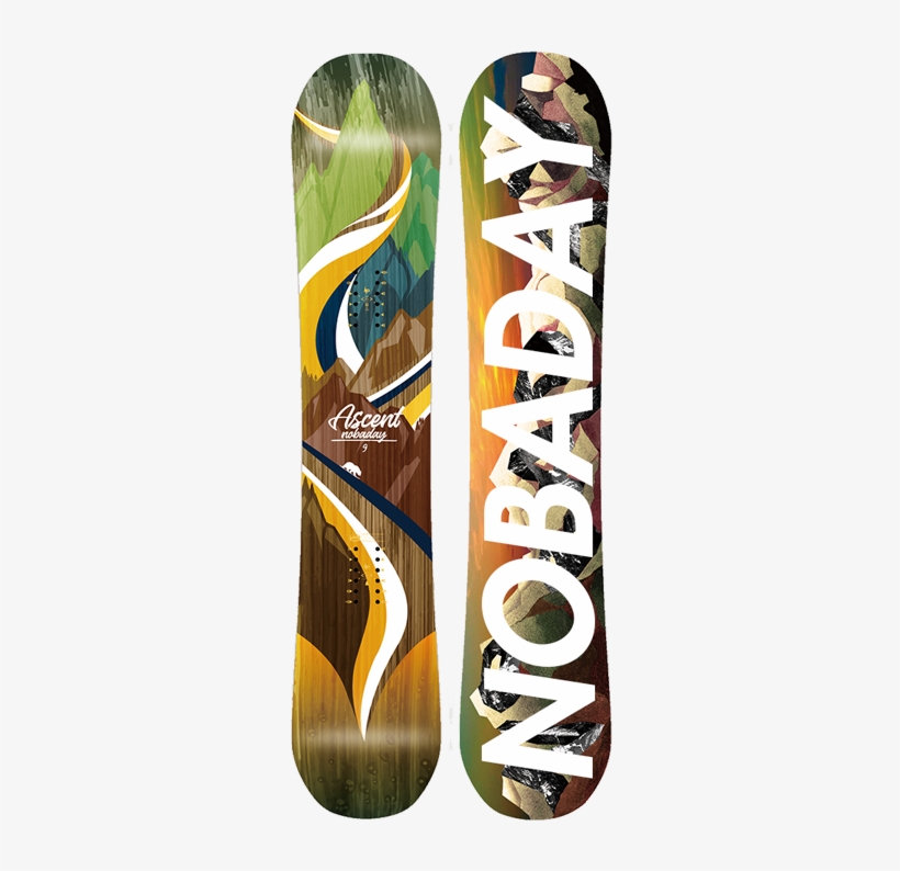 Nobaday Ascent Snowboard-men - Nobaday Snowboards - 600x800 PNG ...