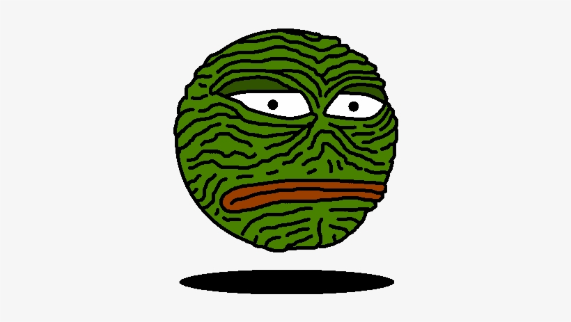 Floating Wrinkly Head Pepe - 360x426 PNG Download - PNGkit