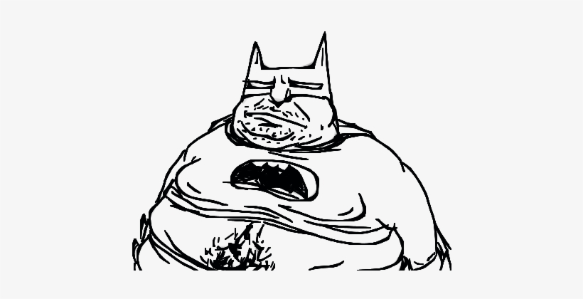 Forum - Drawing Of Fat Batman - 450x340 PNG Download - PNGkit