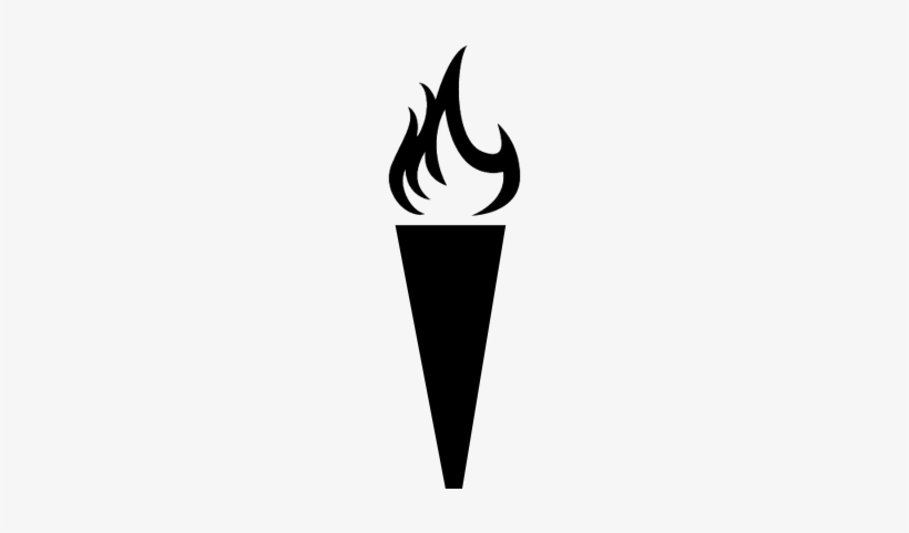 Torch With Flames Vector - Torch Icon Png Transparent - 400x400 PNG ...