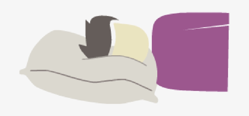 Side Sleeper - Person Sleeping On Pillow Cartoons - 692x304 PNG ...