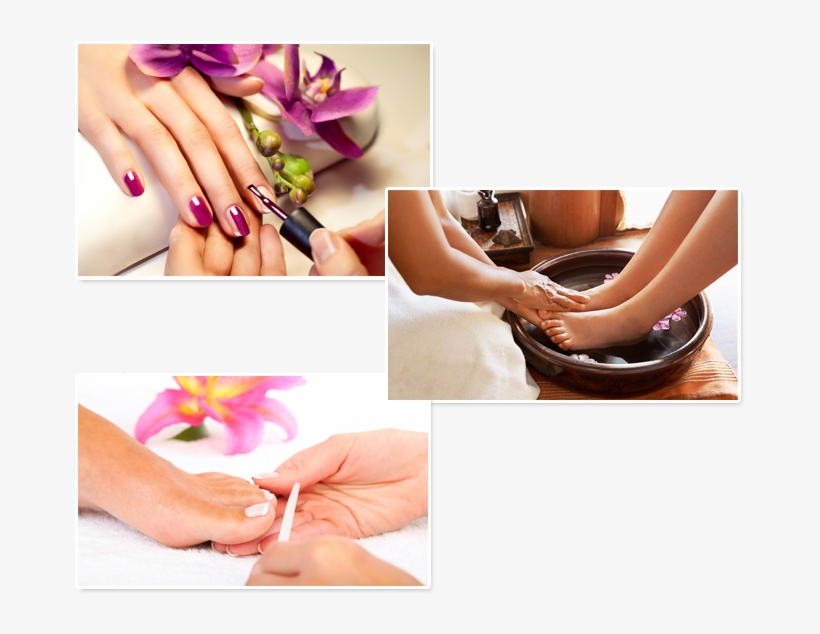 Manicure & Pedicure - Nails Beauty - 682x566 PNG Download - PNGkit