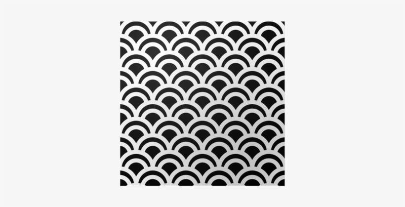 Japanese Wave Pattern - 400x400 PNG Download - PNGkit