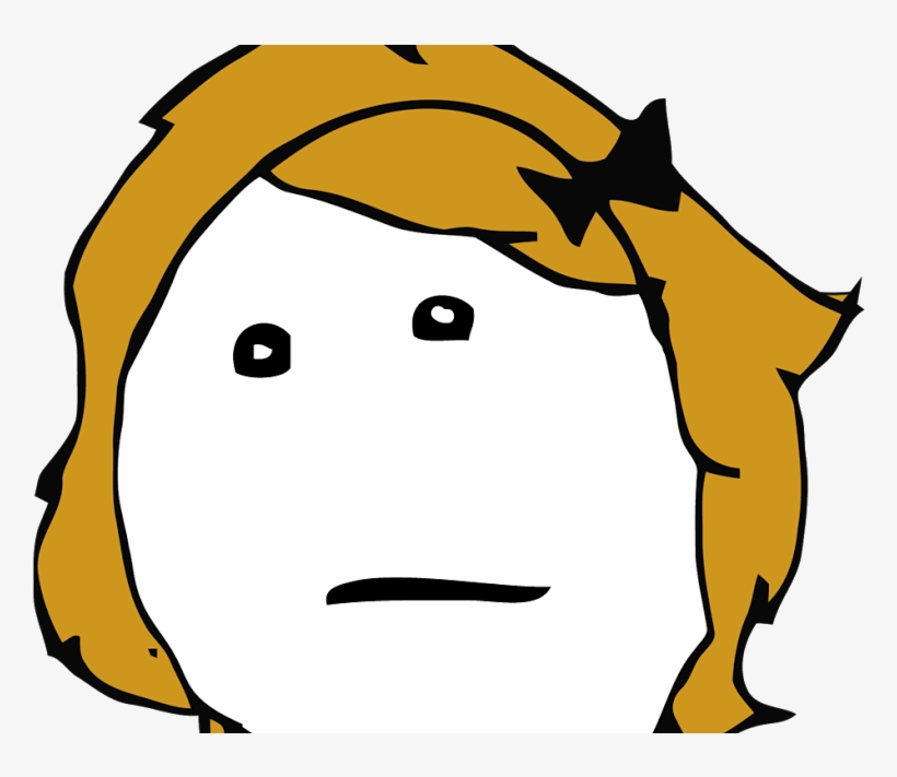 Rage Comic Faces Girl - 1200x630 PNG Download - PNGkit