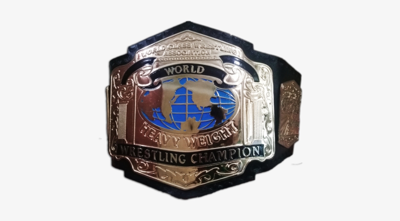 Wcwa World Heavyweight Wrestling Champion Belt Ssquare - Emblem ...