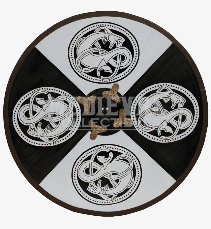 Wikinger Rundschild, Aus Holz, Mit Greiftier-bemalung - 850x850 PNG ...