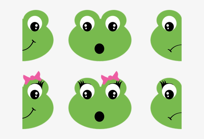 Cartoon Frog Face - My Journal: Cute Frog Emoji Journal - Blank Lined ...