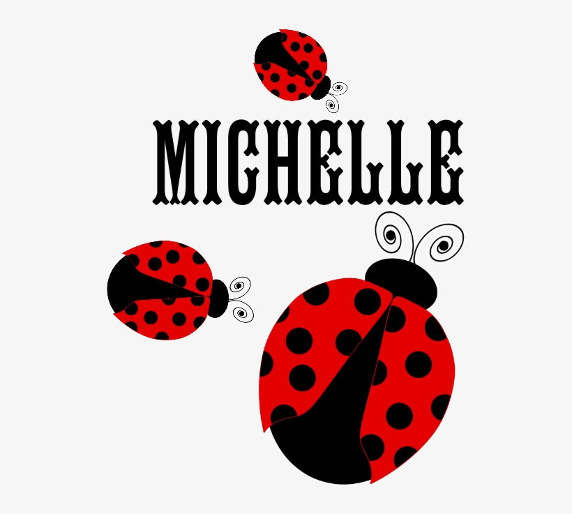 Front Design - Cute Red Black Ladybugs Name Throw Blanket - 700x700 PNG ...