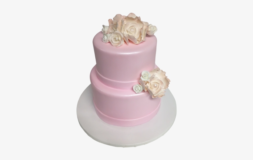 Pink Fondant Cake - Fondant Cake Birthday Png - 500x500 PNG Download ...