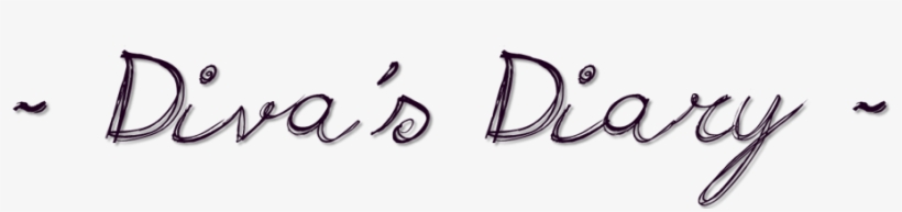 Diva's Diary - Calligraphy - 1042x223 PNG Download - PNGkit
