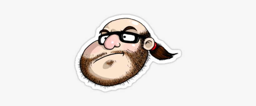 Download Transparent Next Up Is The “neckbeard” Sticker - Neckbeard ...