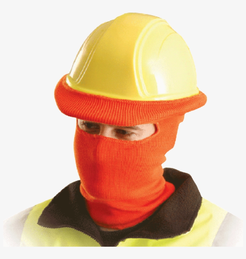 More Views - Classic Full Face Hard Hat Tube Liner - Hi-viz Orange-4 ...