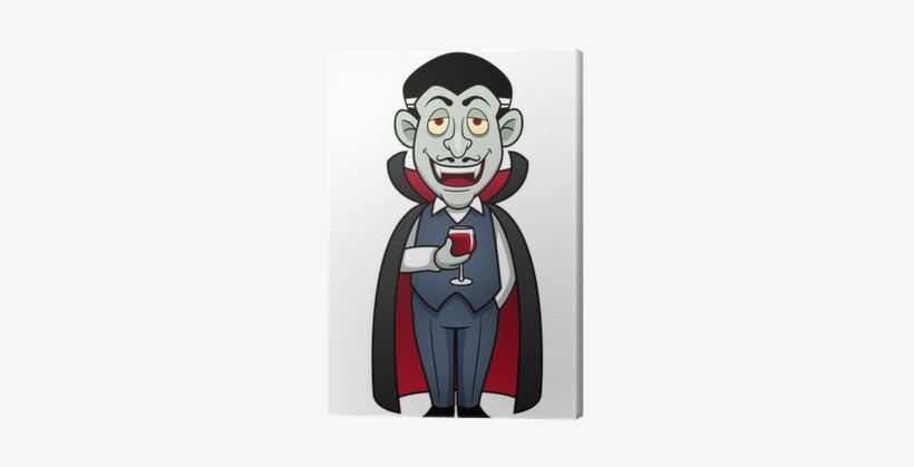 Illustration Of Cartoon Count Dracula With Glass Of - Count Dracula ...