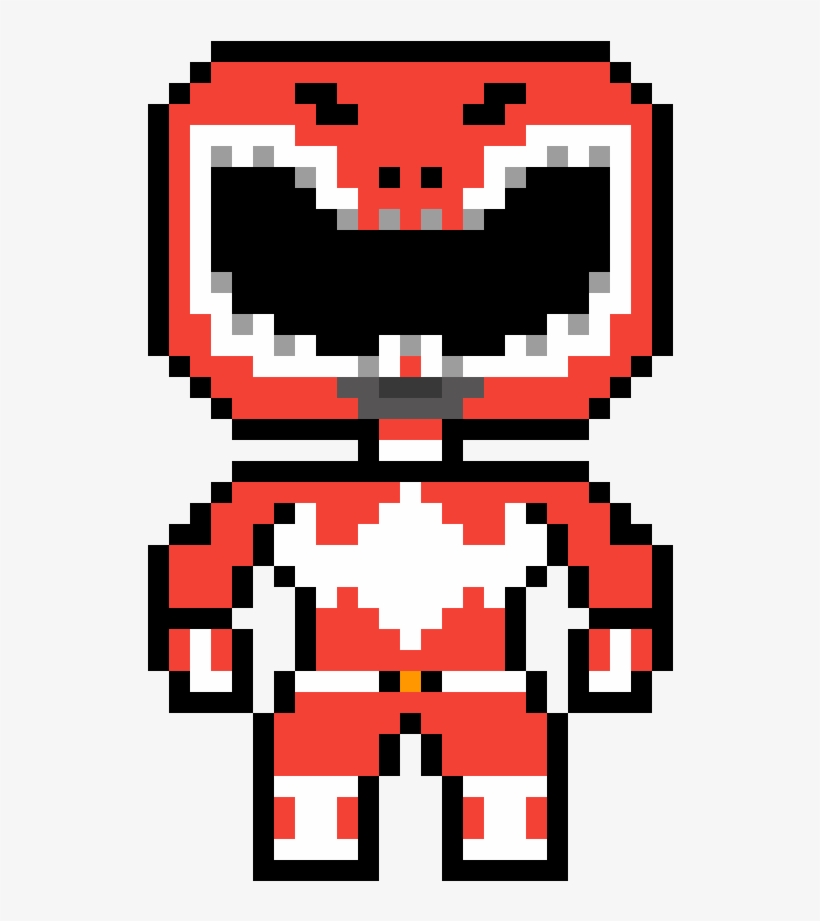 Funko Pop 8 Bit Red Ranger Classic - Symbol - 1155x1050 PNG Download ...
