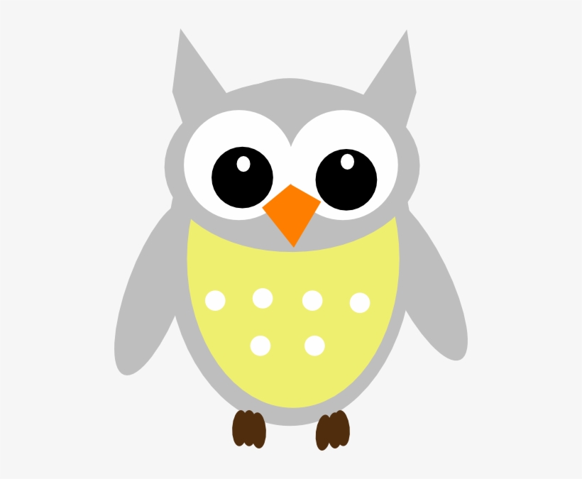 Yellow Owl Clip Art