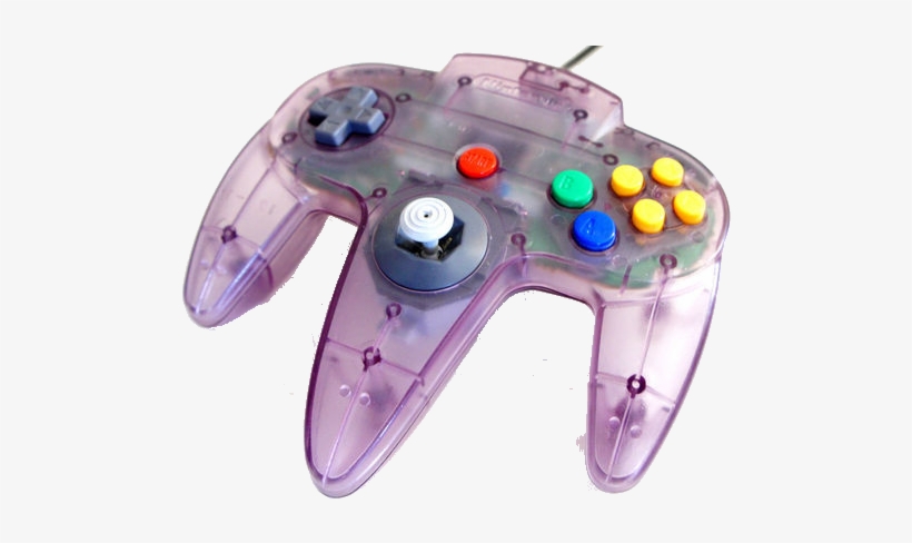Download Transparent Nintendo 64 Atomic Purple Controller - PNGkit