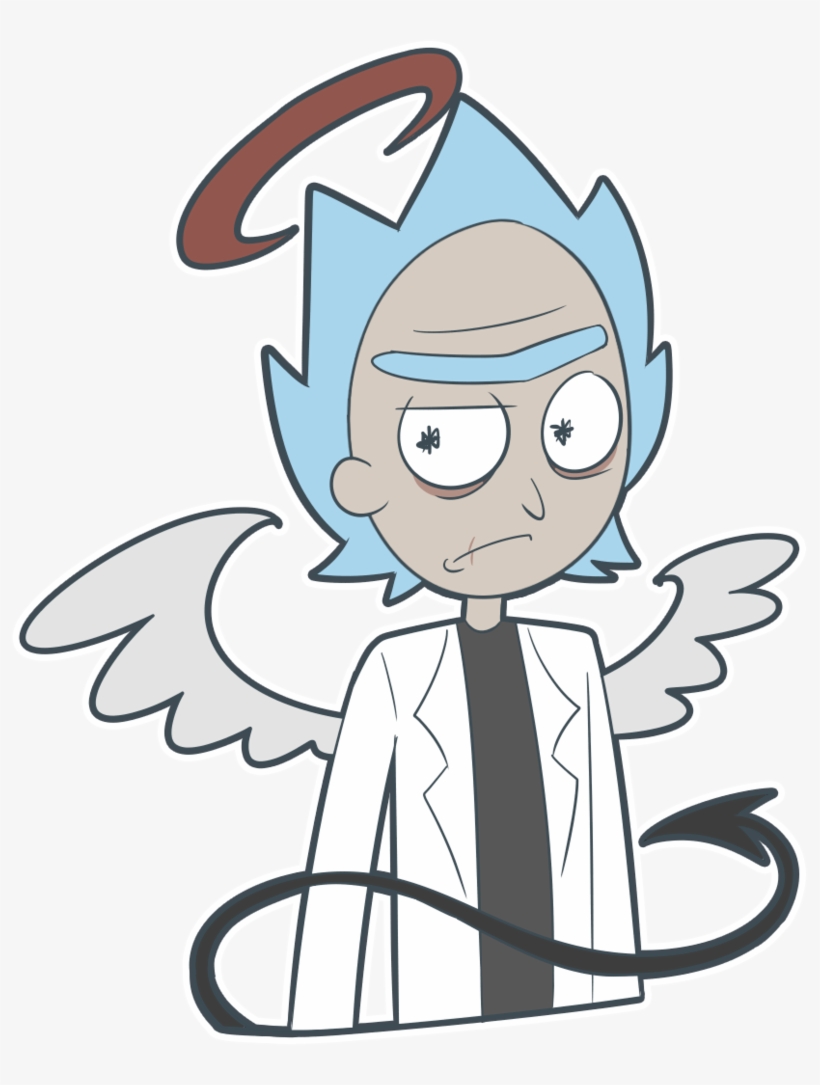 Rick And Morty - Chibi Rick And Morty - 795x1005 PNG Download - PNGkit