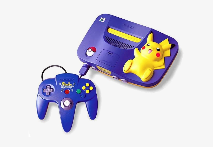 Blue Pikachu Nintendo - Nintendo 64 Pikachu - 600x488 PNG Download - PNGkit